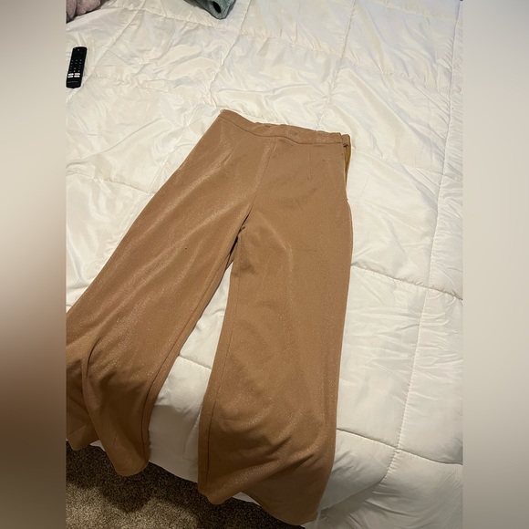 Cider | Pants & Jumpsuits | Gold Shimmer Pants | Poshmark